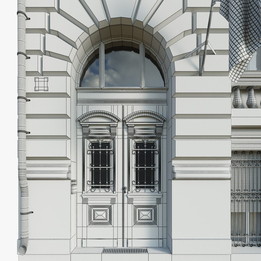 3D European Building Model - TurboSquid 2288639