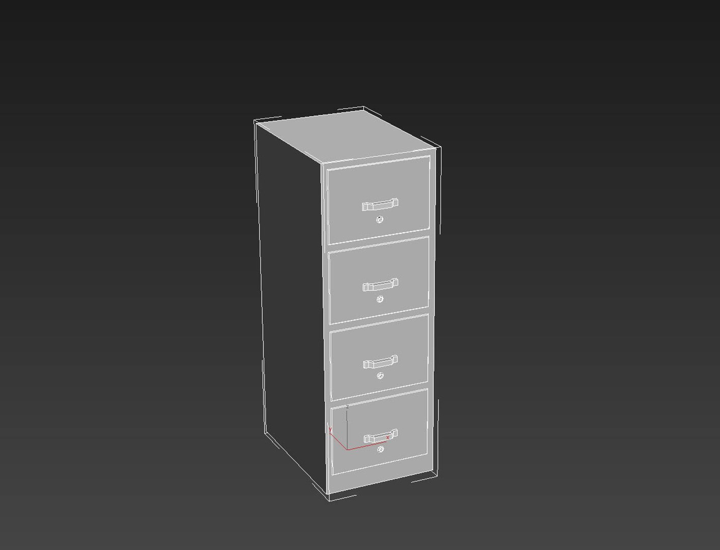 Metal cabinet 3D model - TurboSquid 1157767