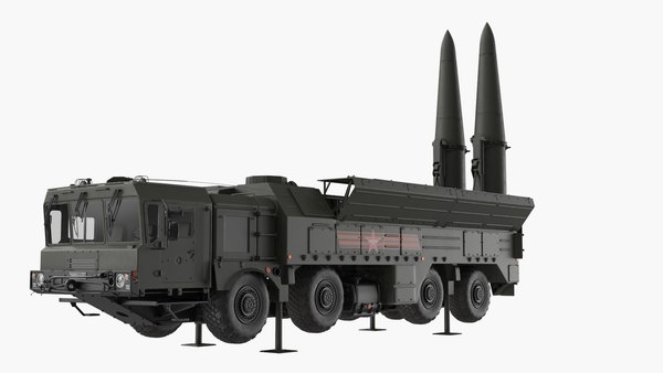 3D модель Пусковая установка ракетного комплекса «Искандер» в боевой ...