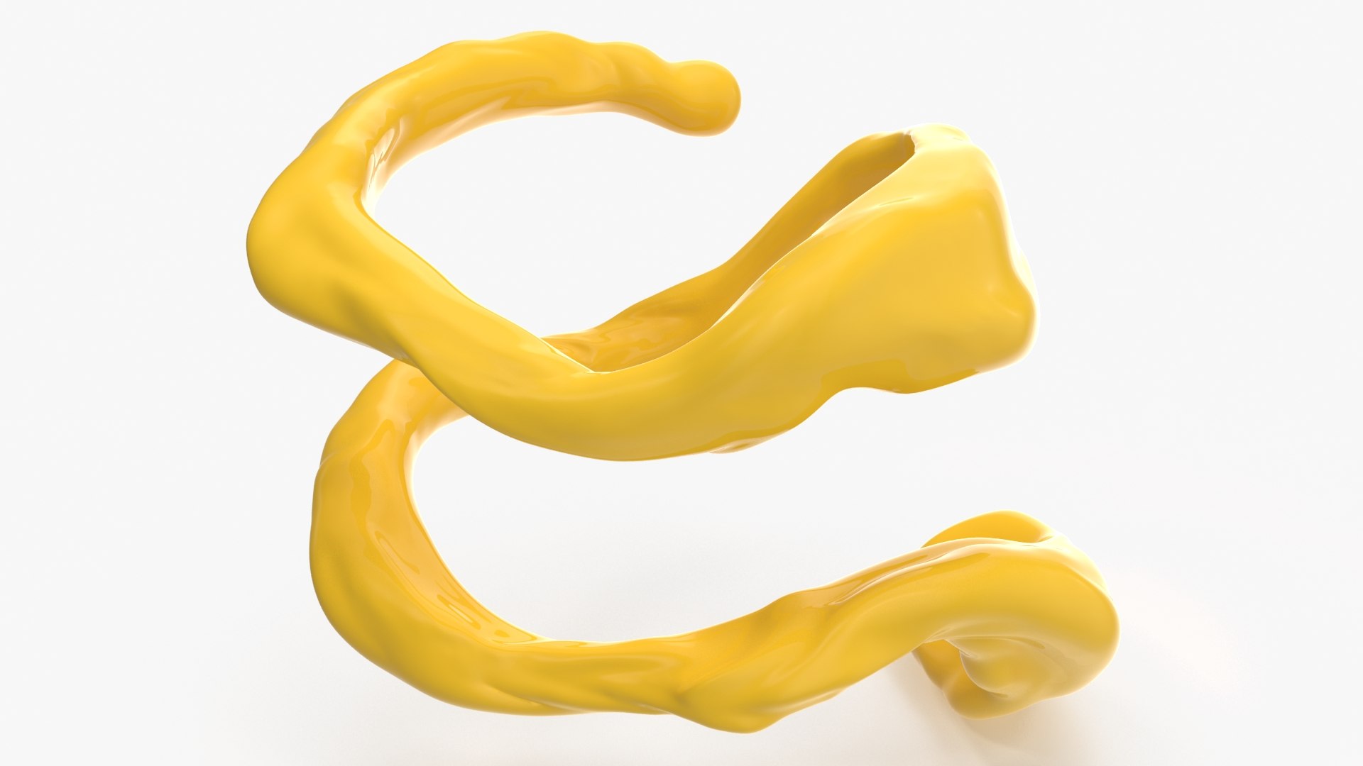 3D Yellow Splash Bundle Model - TurboSquid 1914848