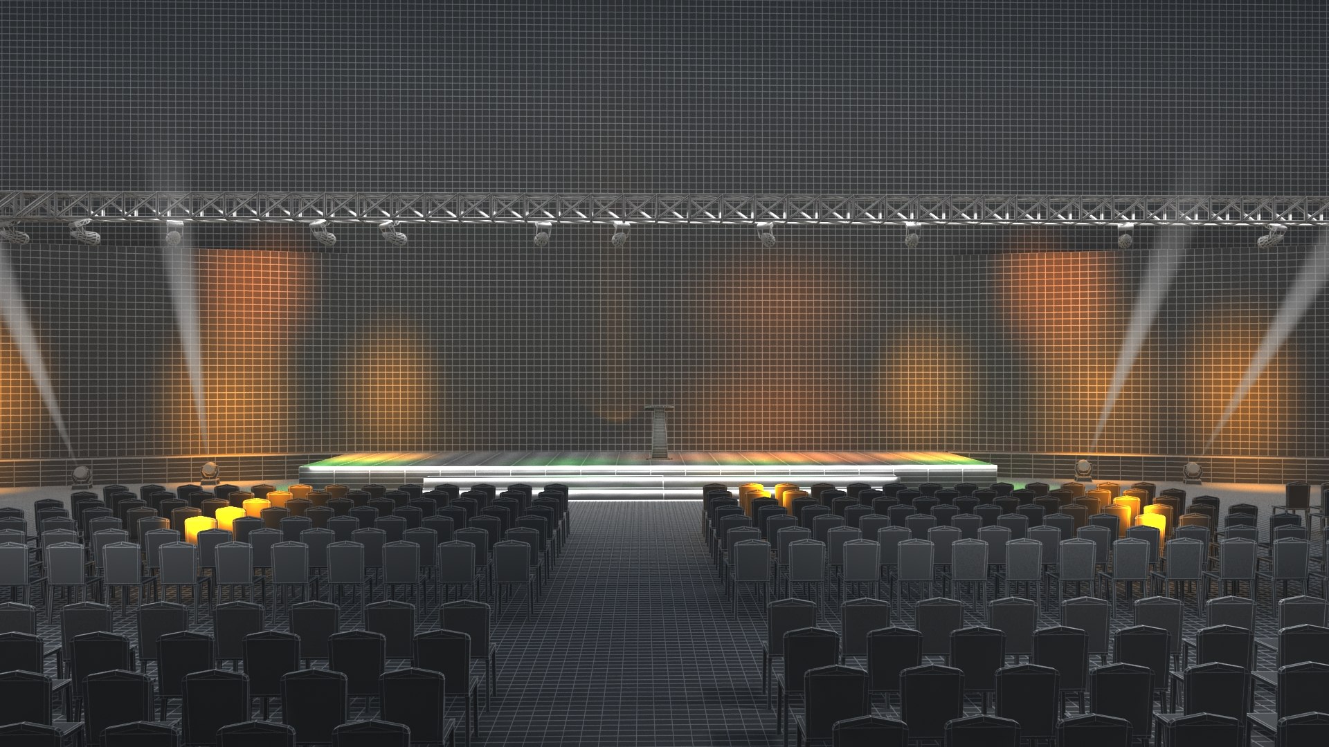 Led Stage 3D Model - TurboSquid 1885195