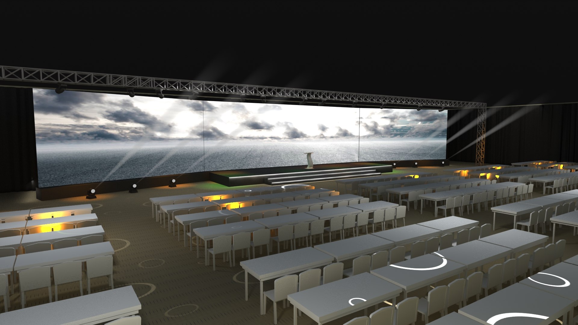 Led Stage 3D Model - TurboSquid 1885195