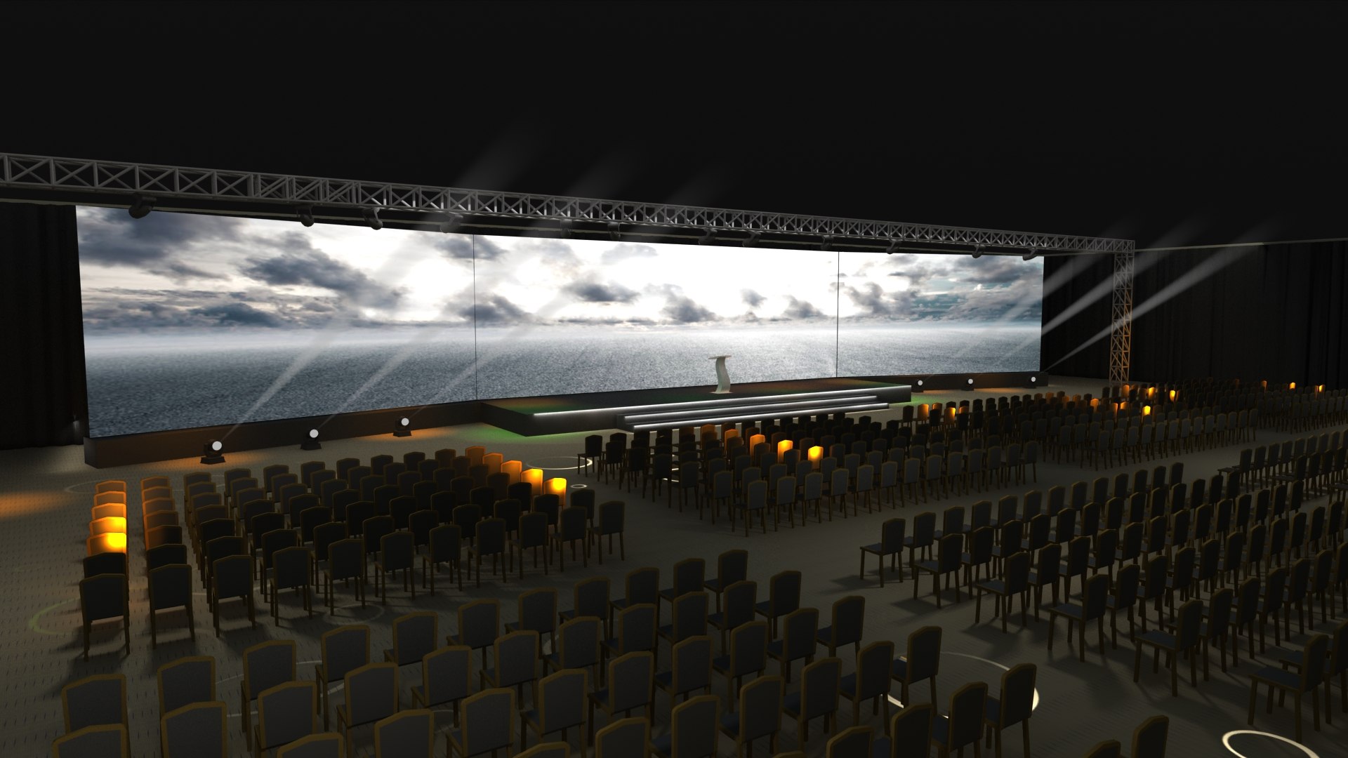 Led Stage 3D Model - TurboSquid 1885195