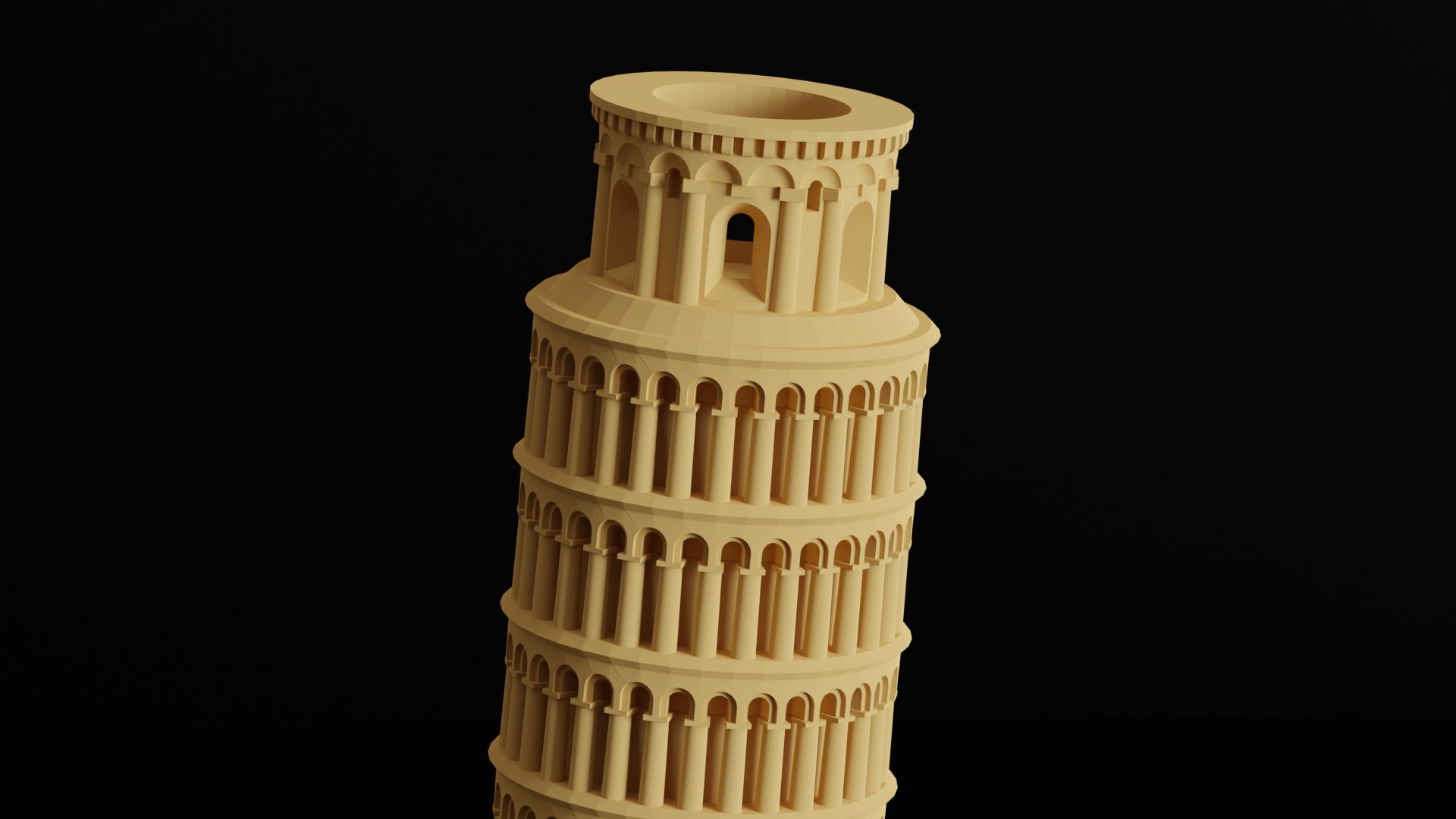 3D A Pisa Tower - TurboSquid 2160220