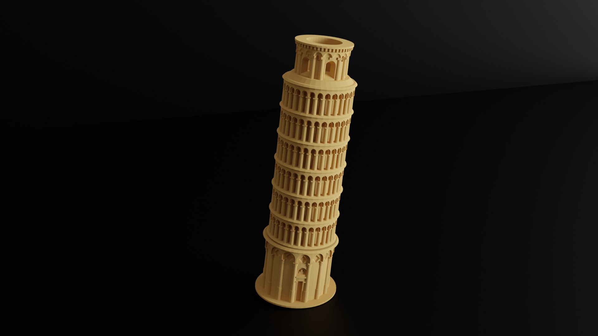 3D A Pisa Tower - TurboSquid 2160220