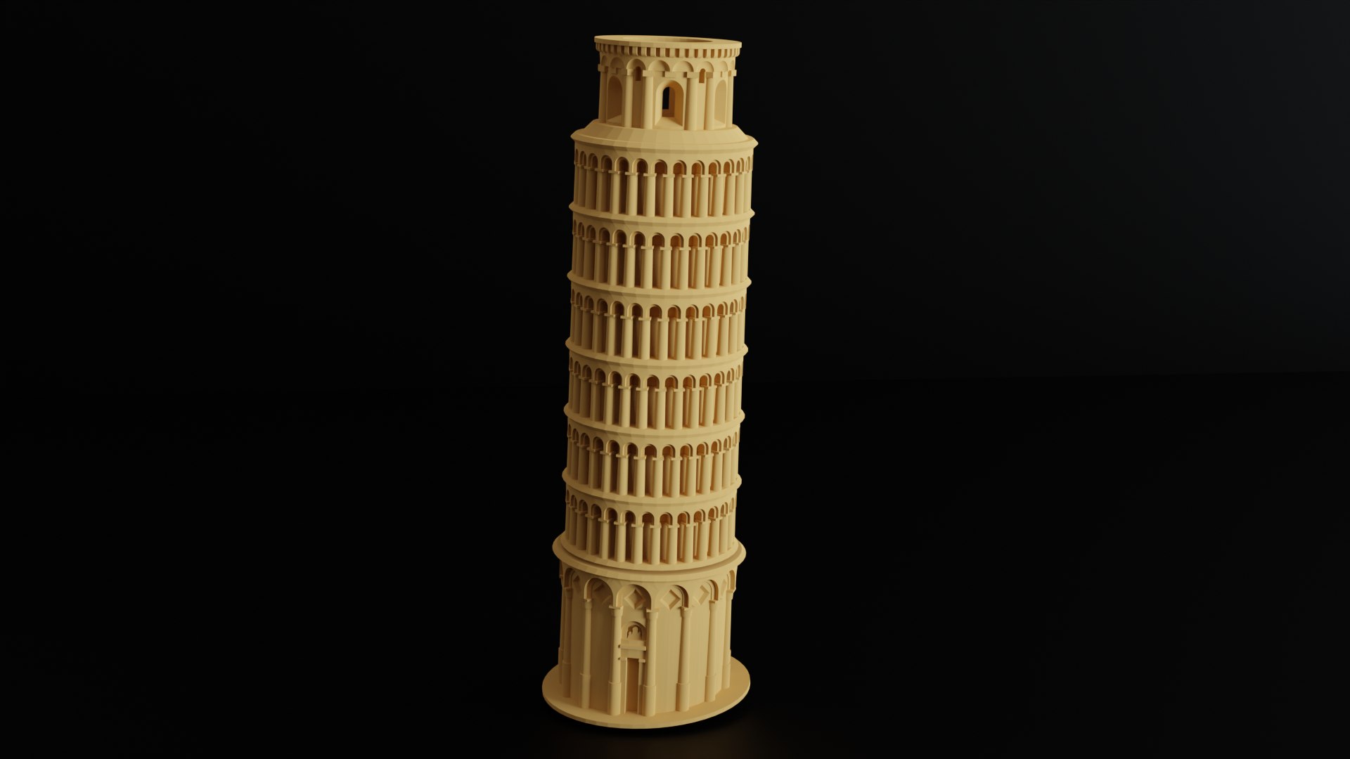 3D A Pisa Tower - TurboSquid 2160220