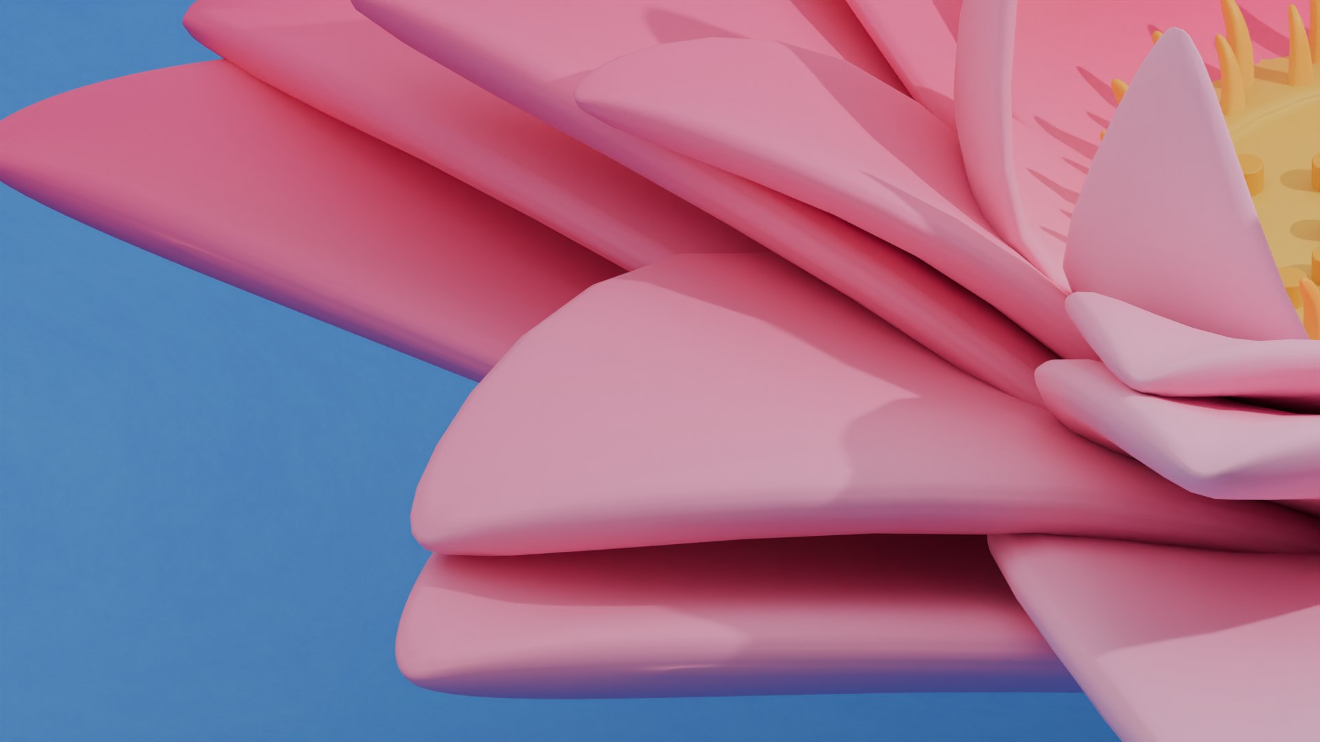 3D Lotus Flower Model - TurboSquid 2357769