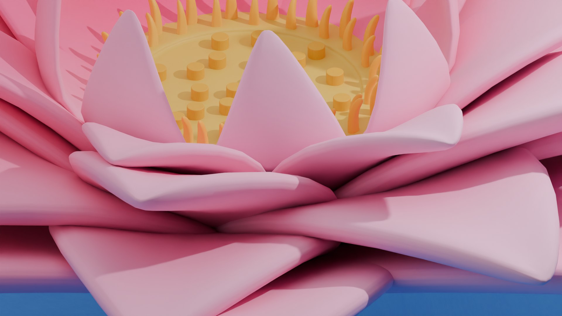 3D Lotus Flower Model - TurboSquid 2357769