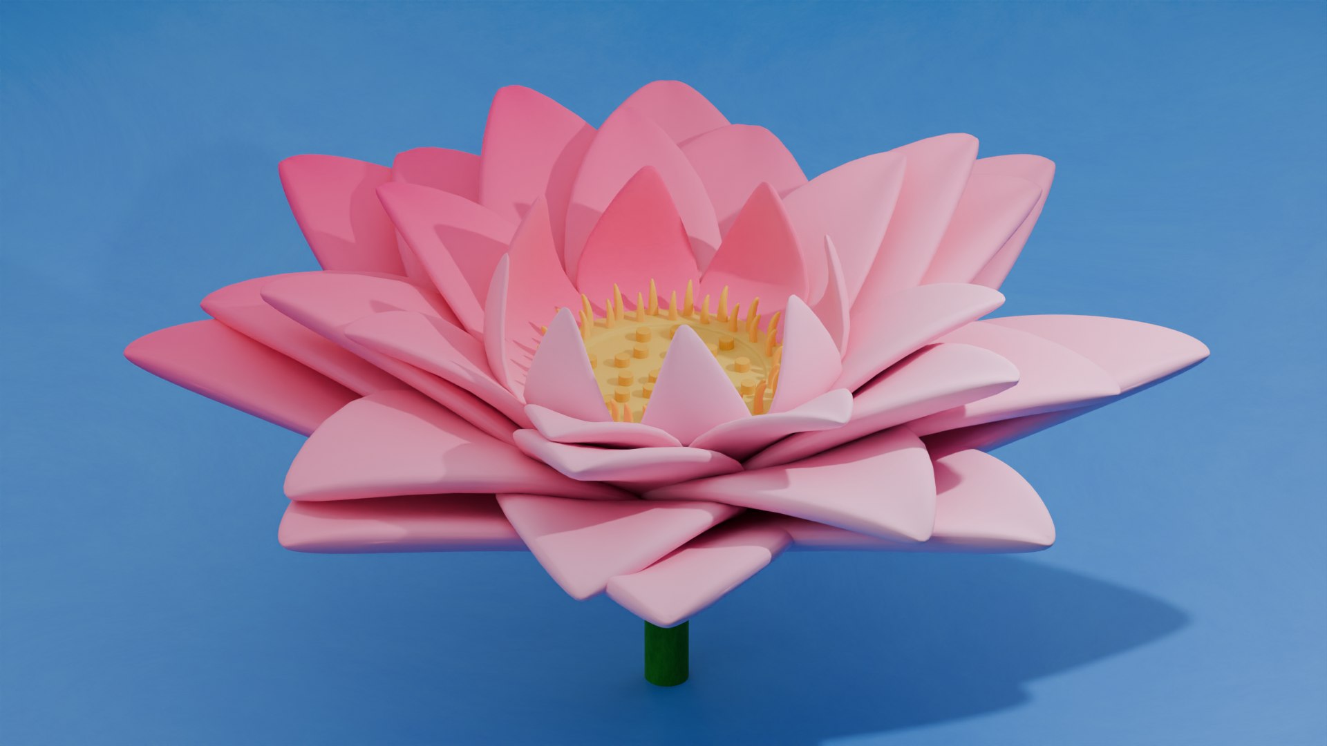 3D Lotus Flower Model - TurboSquid 2357769