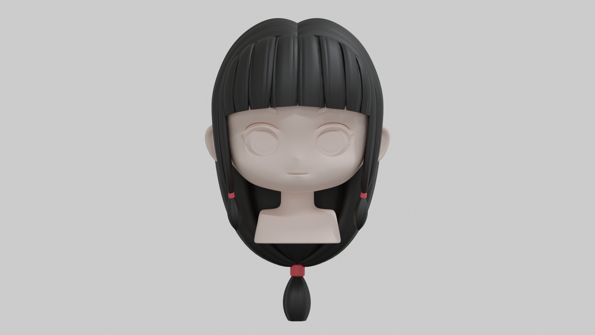 Female Hair Style 12 3D Model - TurboSquid 1961975