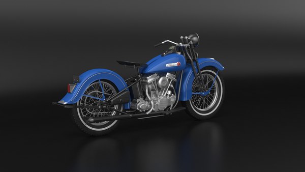 3D Harley-Davidson Panhead 1948 - TurboSquid 1859599