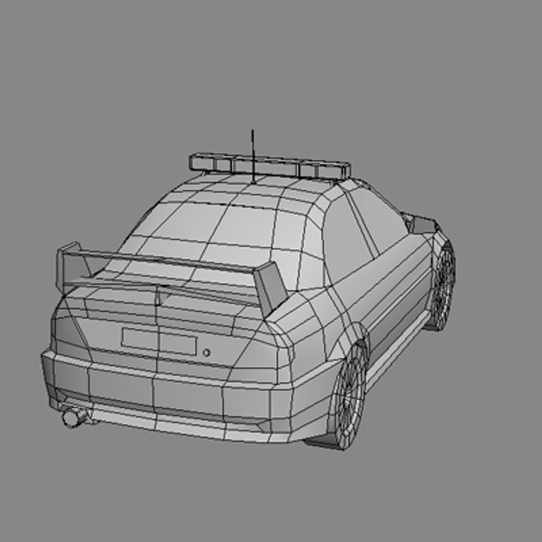 Mitsubishi Lancer Car 3d Model