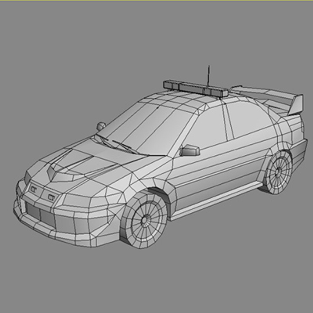 Mitsubishi Lancer Car 3d Model
