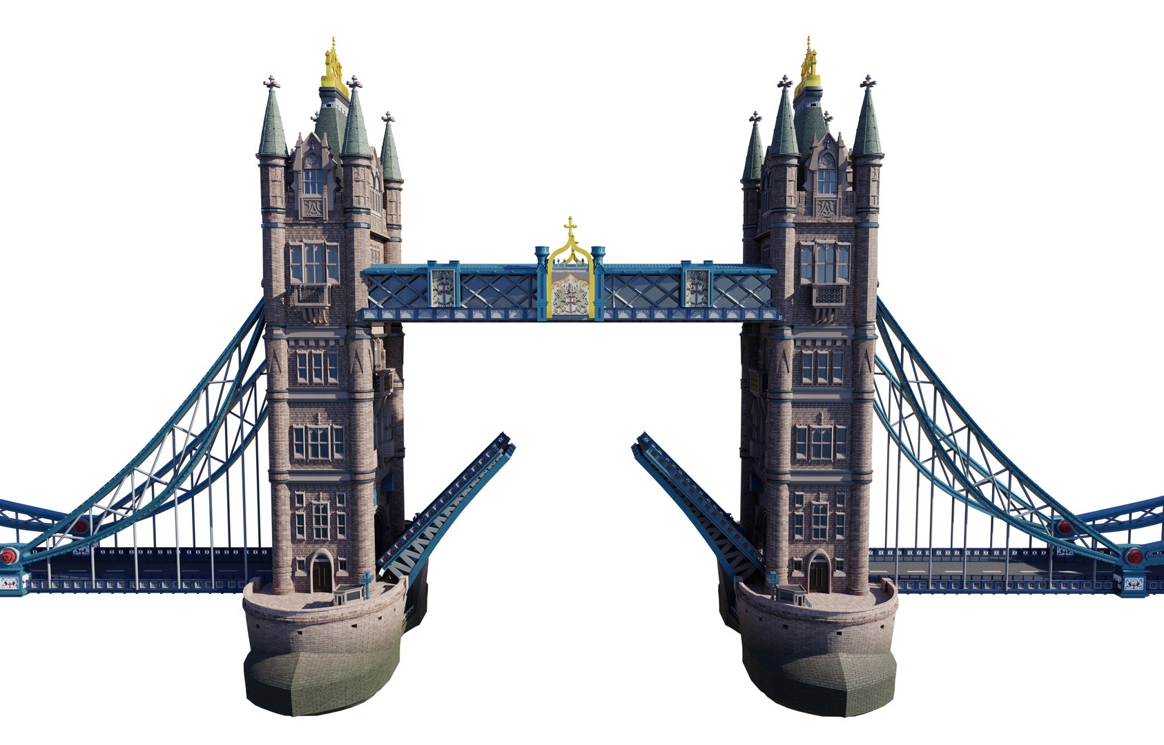 London Tower Bridge 3D - TurboSquid 2094719