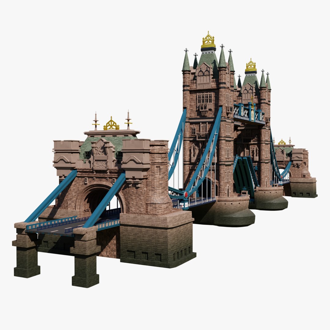 London Tower Bridge 3D - TurboSquid 2094719