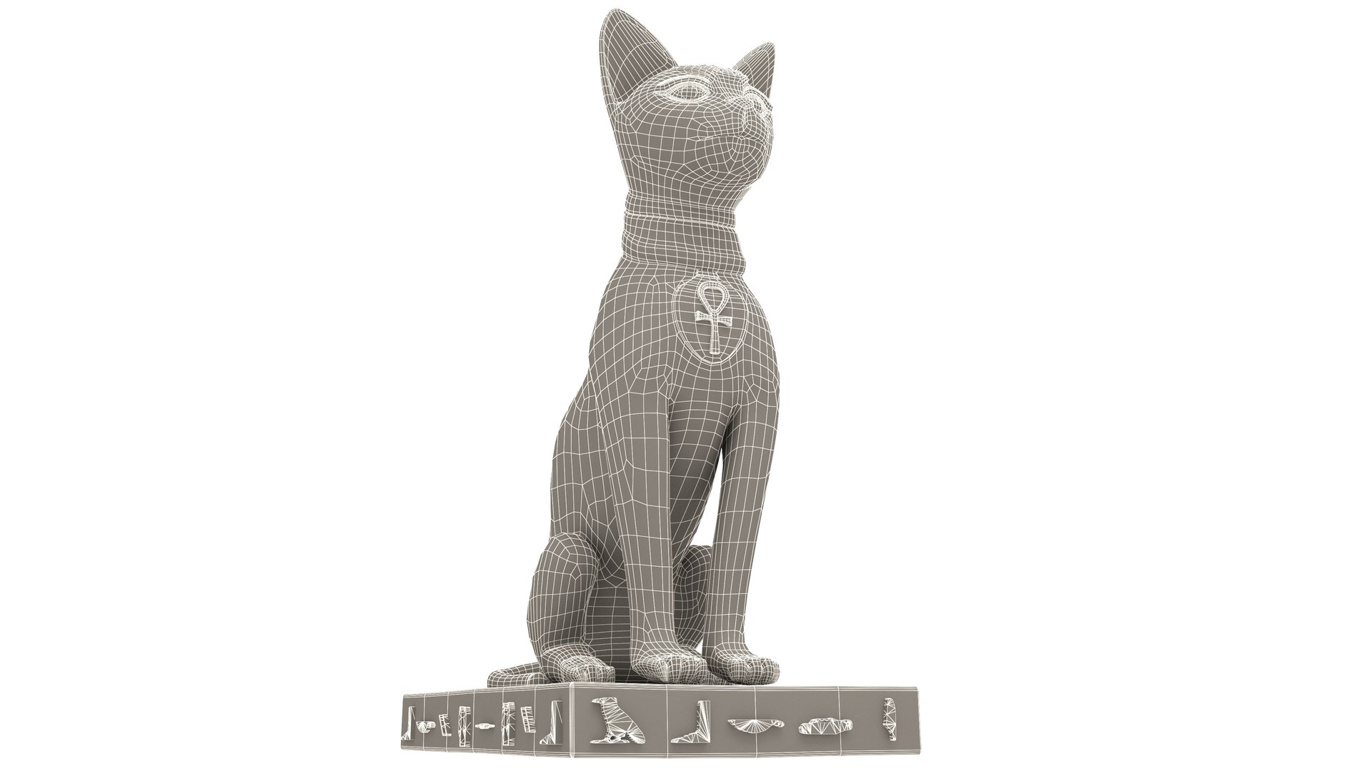 Figure Of Goddess Bastet Model - TurboSquid 1975303