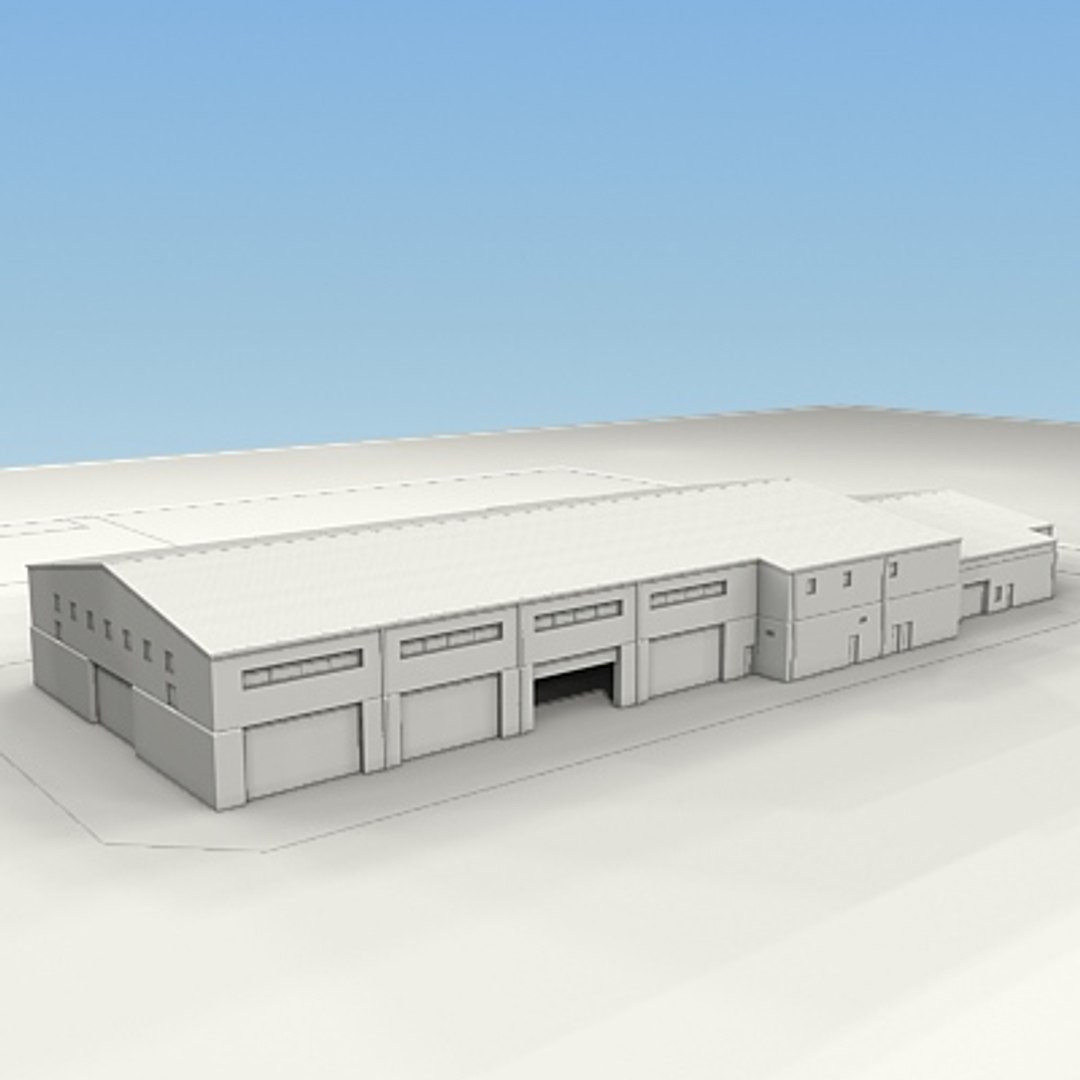 Military Building 3d Model