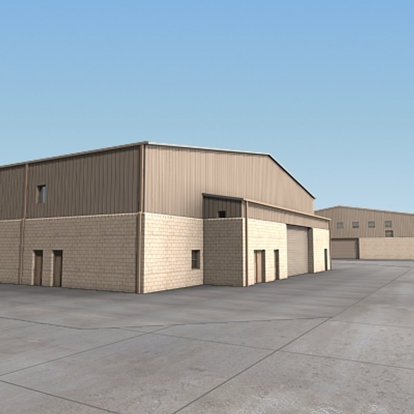 military building 3d model
