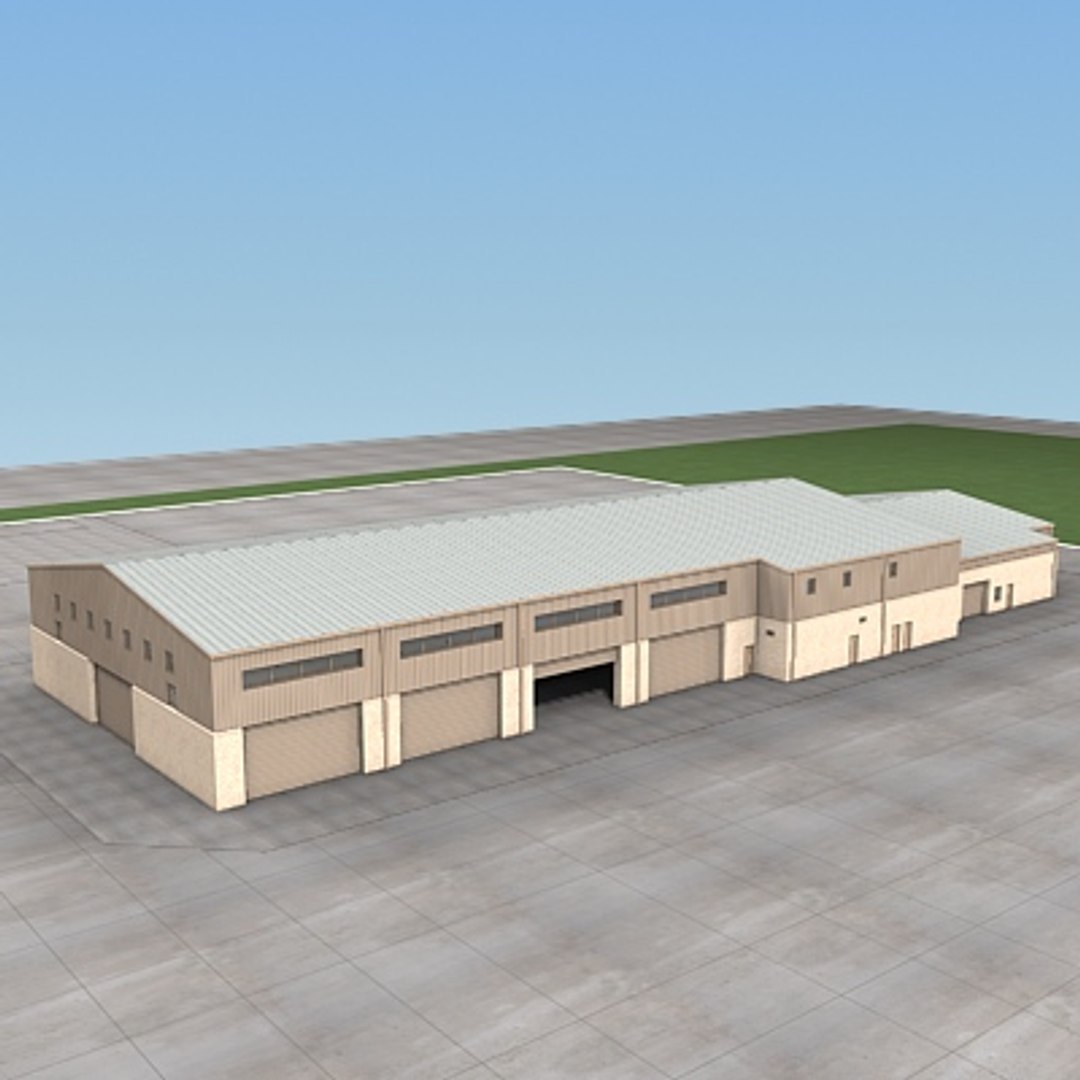 Military Building 3d Model