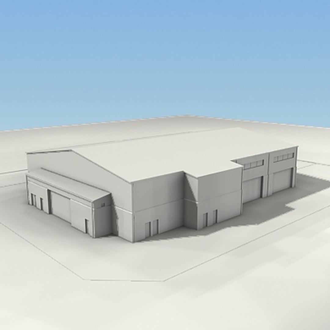 Military Building 3d Model