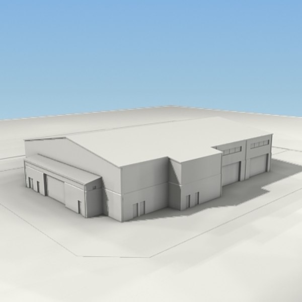 military building 3d model