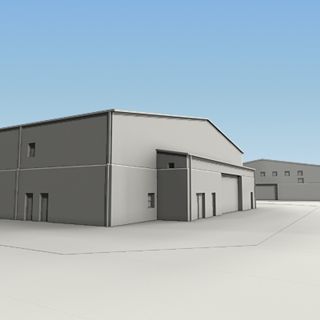 Military Building 3d Model