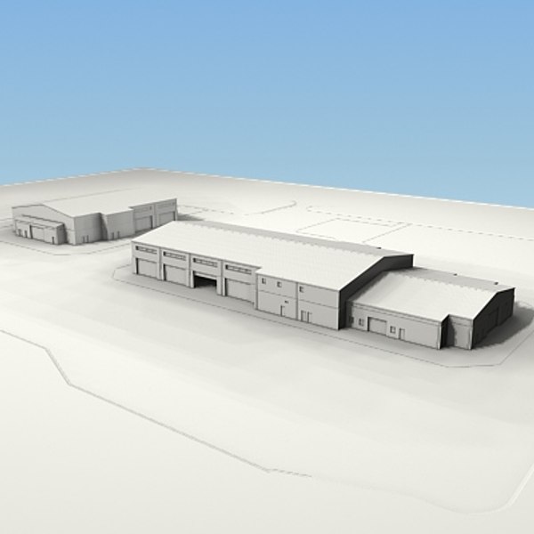 military building 3d model