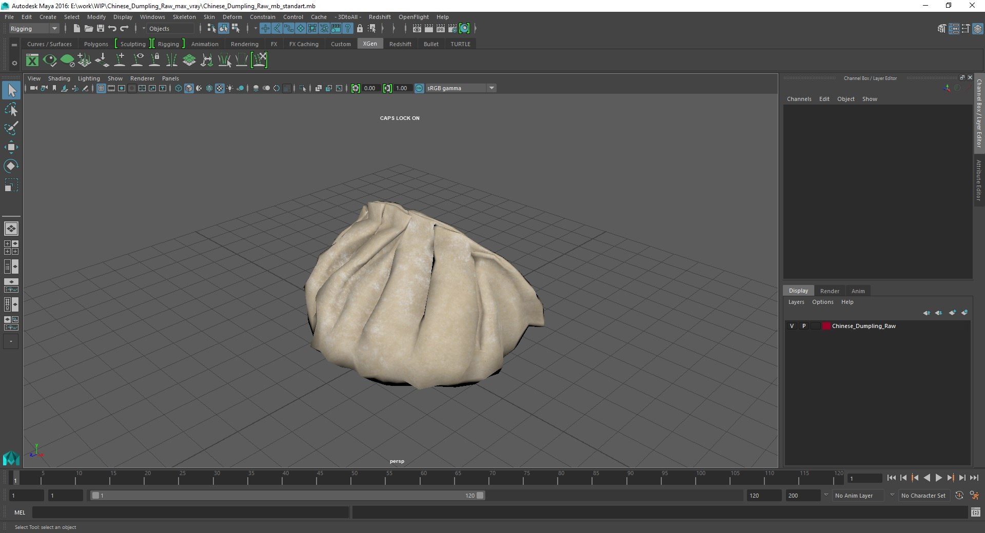 3D Chinese Dumpling Raw Model - TurboSquid 2239824