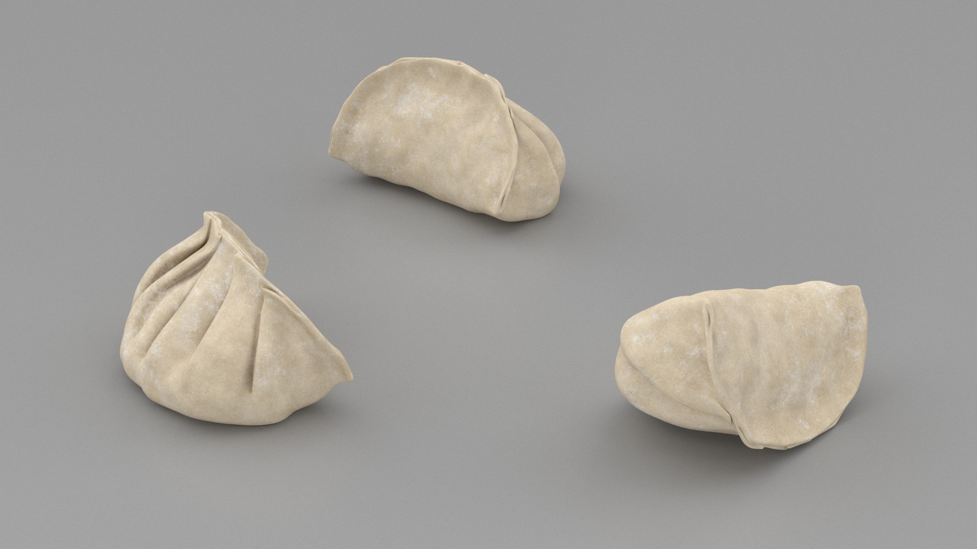 3D Chinese Dumpling Raw Model - TurboSquid 2239824
