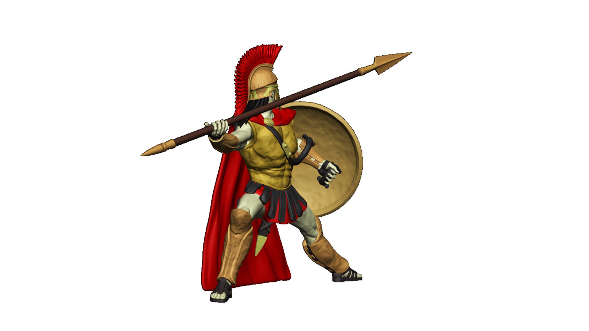 3D Spartan 8 Third Set Heavy Spartan Army Model - TurboSquid 2312834