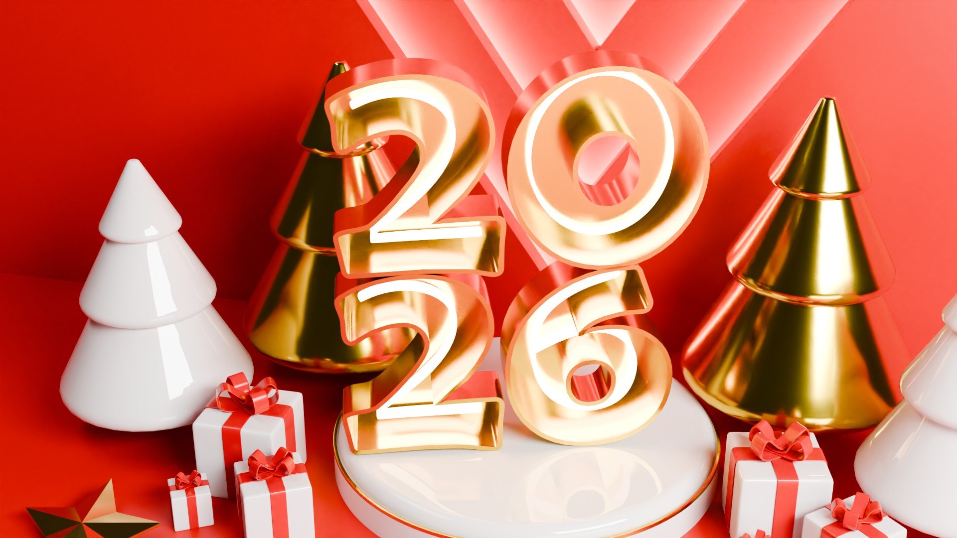 Free 3D Model Festive 2026 Holiday 3D Scene - TurboSquid 2414252