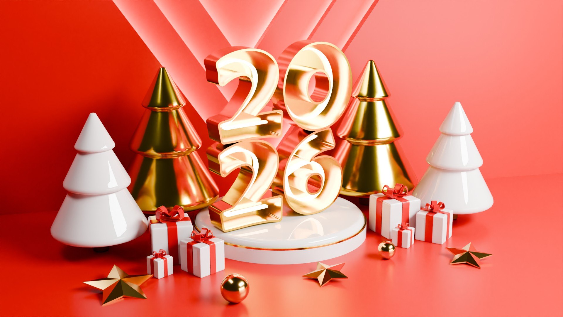 Free 3D Model Festive 2026 Holiday 3D Scene - TurboSquid 2414252