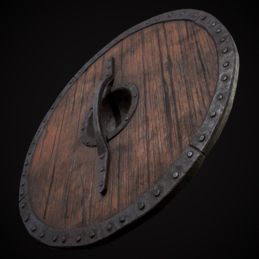Viking War Shield YB Model - TurboSquid 2320794
