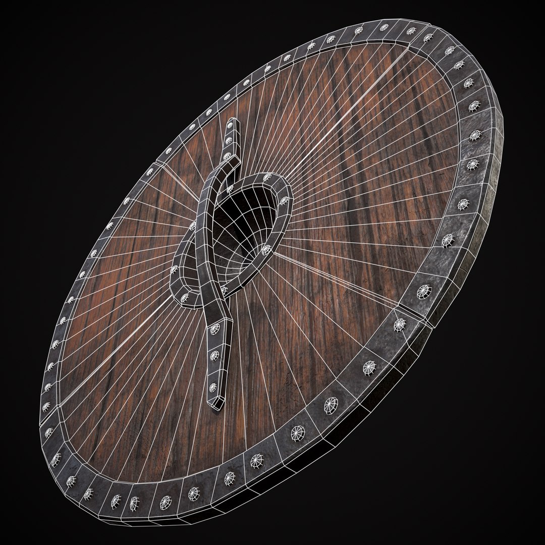 Viking War Shield YB Model - TurboSquid 2320794
