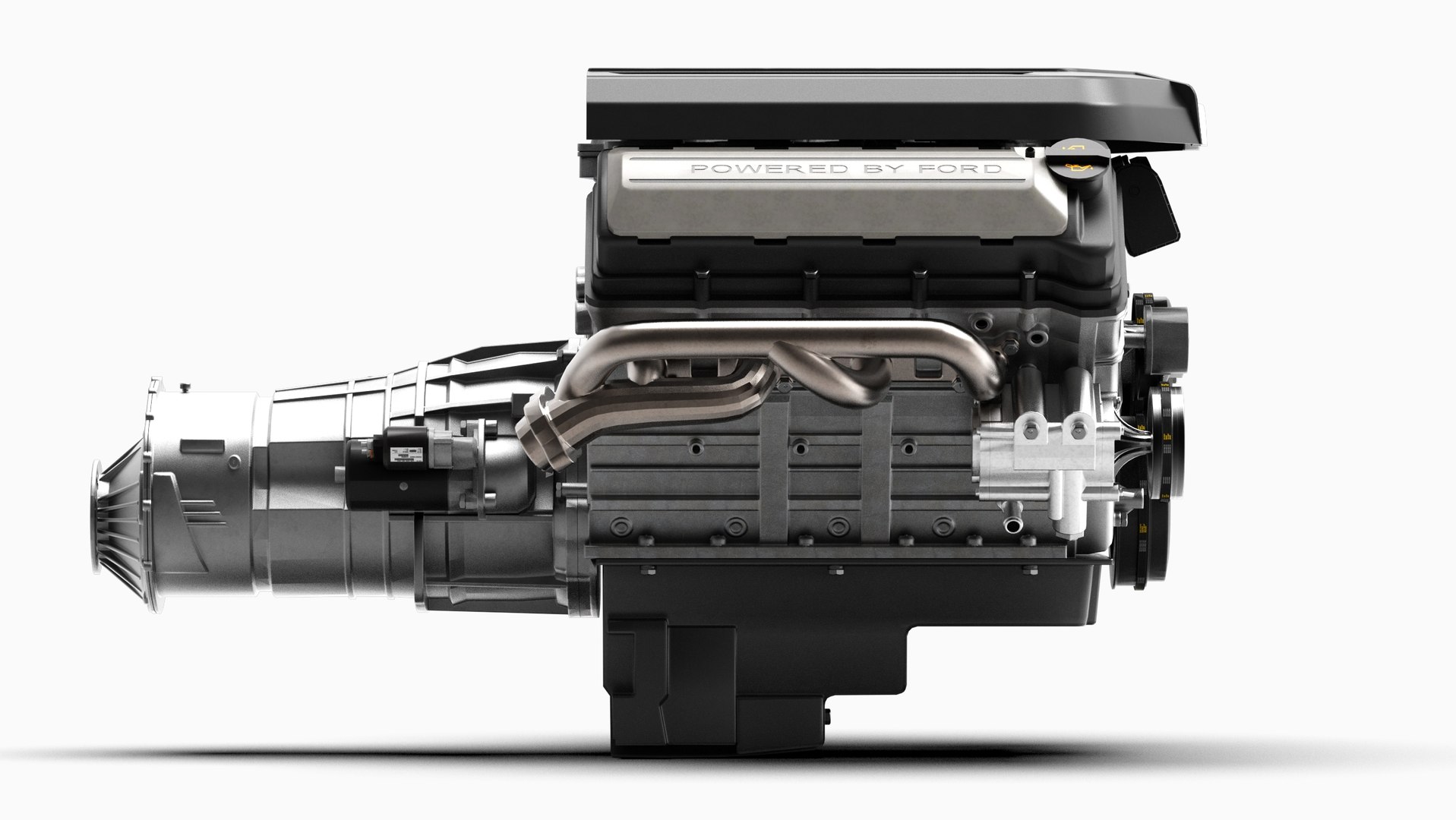 3D Ford Coyote Supercharged V8 Model - TurboSquid 2307156