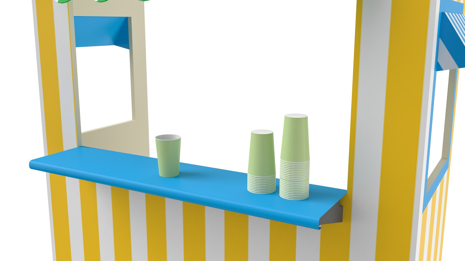 Lemonade Juice Booth Model - TurboSquid 1445309