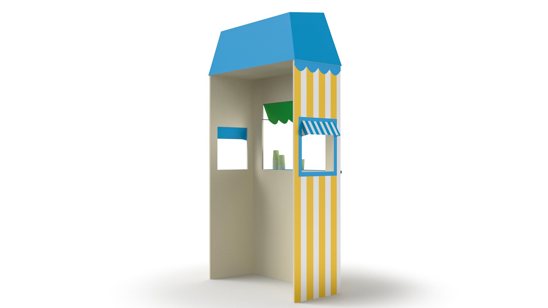 Lemonade Juice Booth Model - TurboSquid 1445309