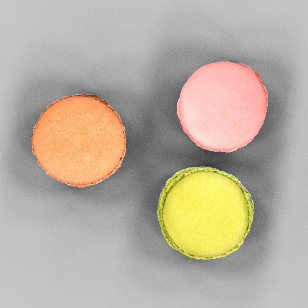 3 Macaron 3d Model