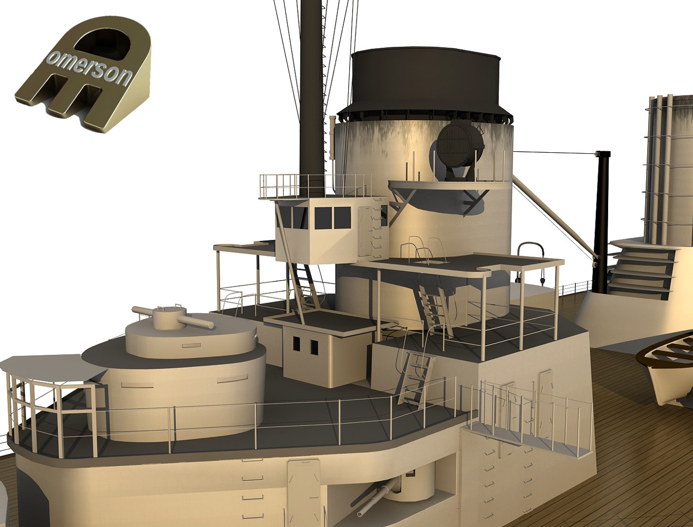 Moltke Class Ship Goeben 3D - TurboSquid 1314133