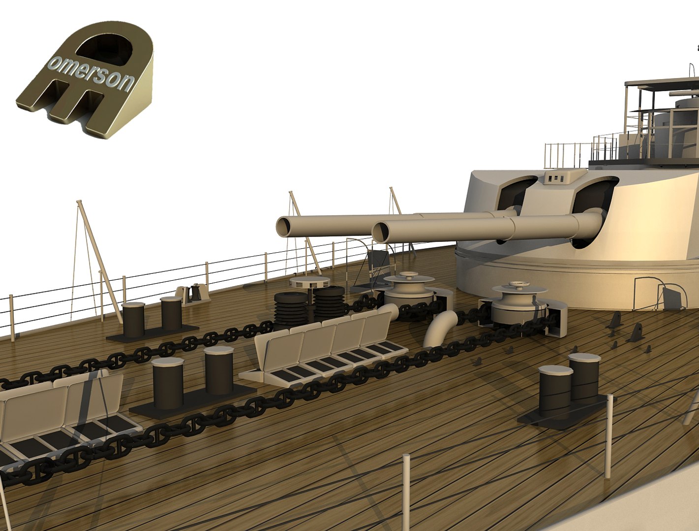 Moltke Class Ship Goeben 3D - TurboSquid 1314133