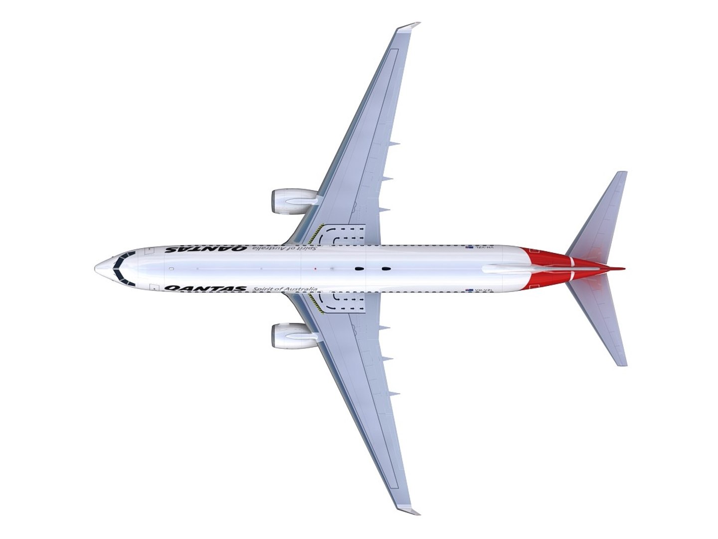 3dsmax Aircraft Qantas