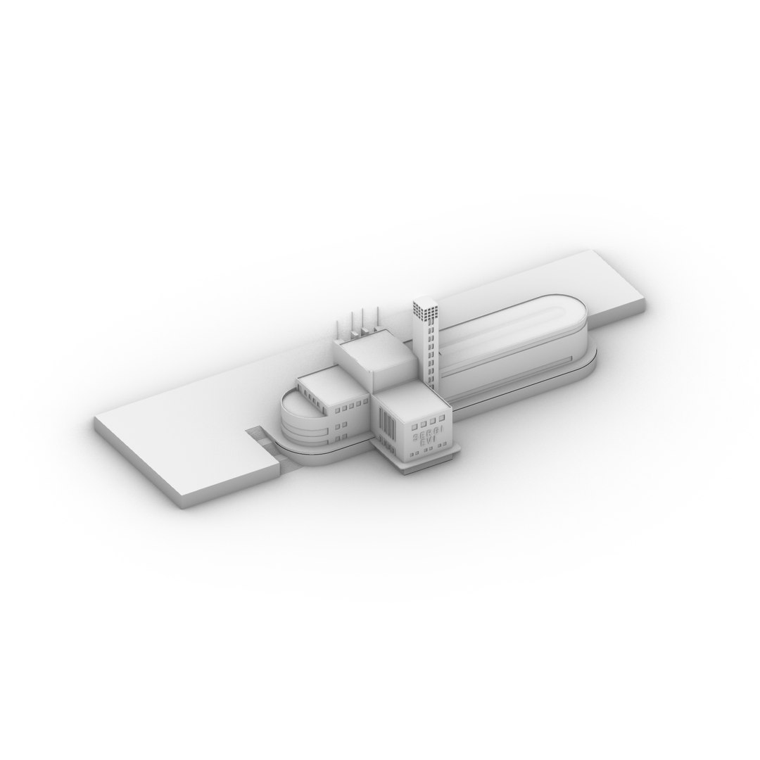 Sergi Evi - Sevki Balmumcu 3D Model - TurboSquid 2166297
