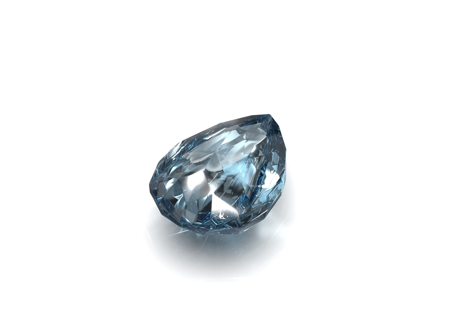 Gemstone Pear 3D - TurboSquid 1645457