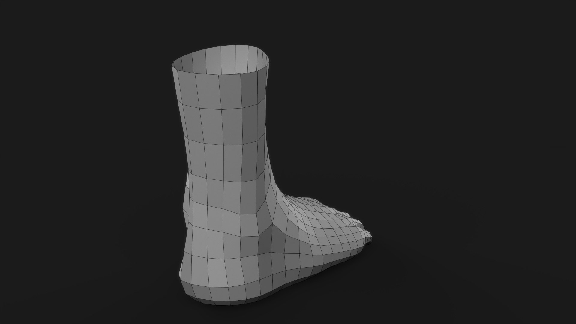 3D Realistic Low Poly Human Foot - TurboSquid 2015351