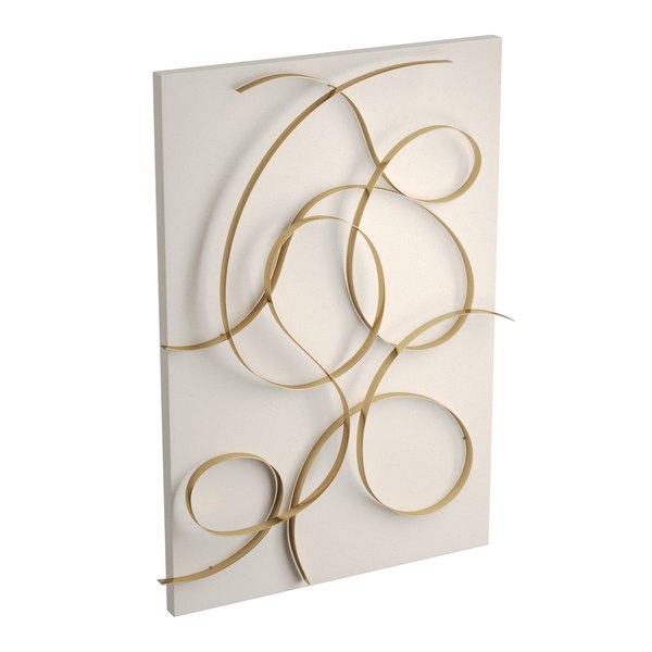 modelo 3d Freehand Metal Wall Panel - TurboSquid 1986423