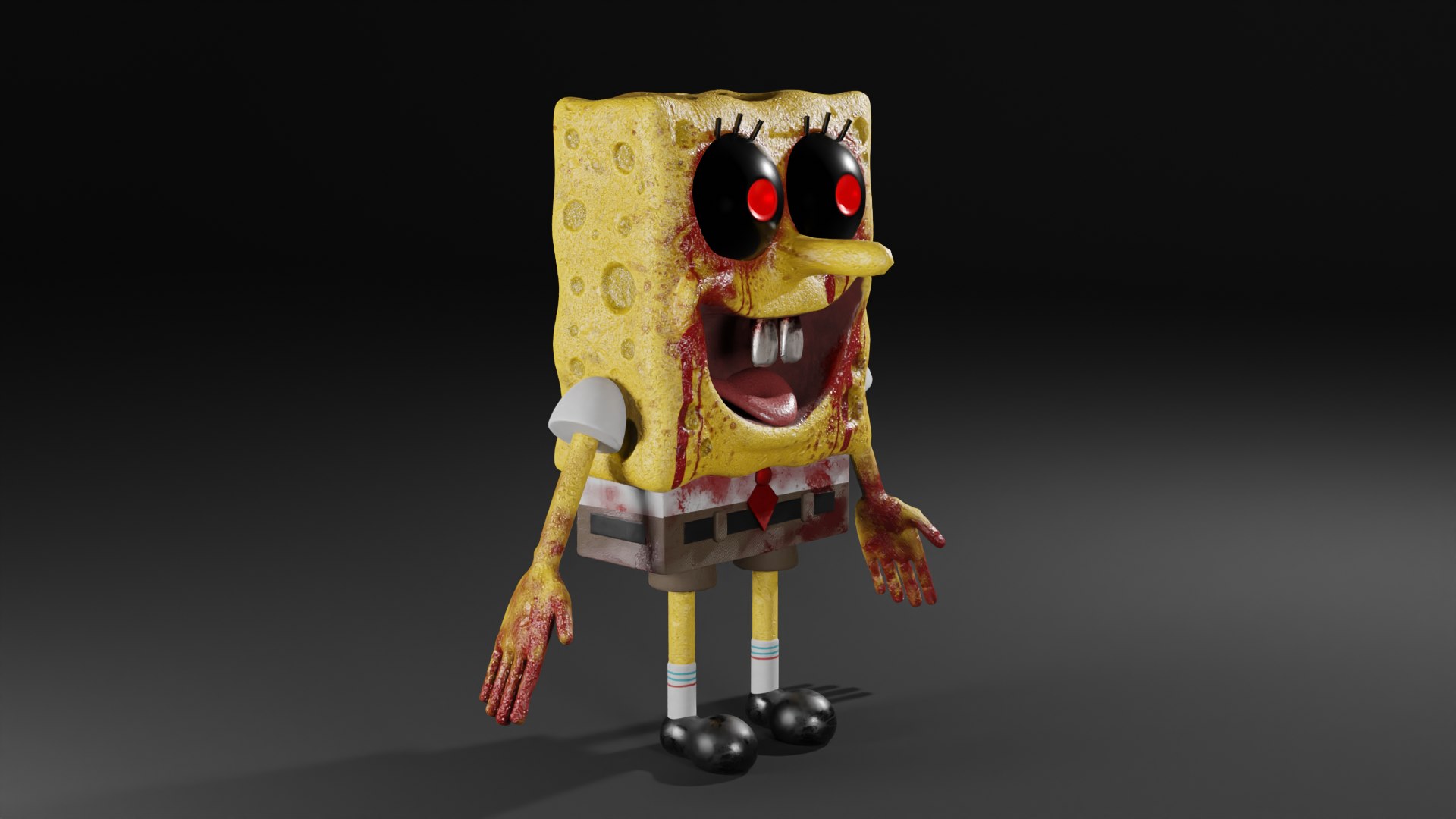 Sponge Bob EXE - Horror Version Hight Poly 3D - TurboSquid 2096337