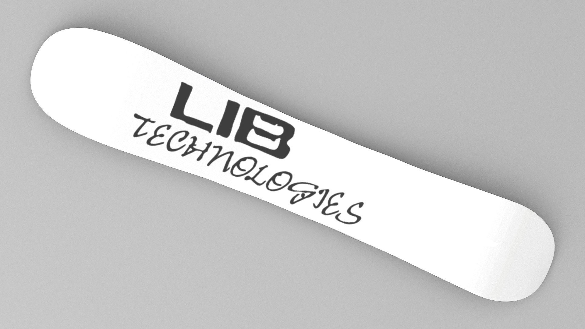 3D Model Snowboard Lib Tech Son Of Birdman White 2025 - TurboSquid 2334231