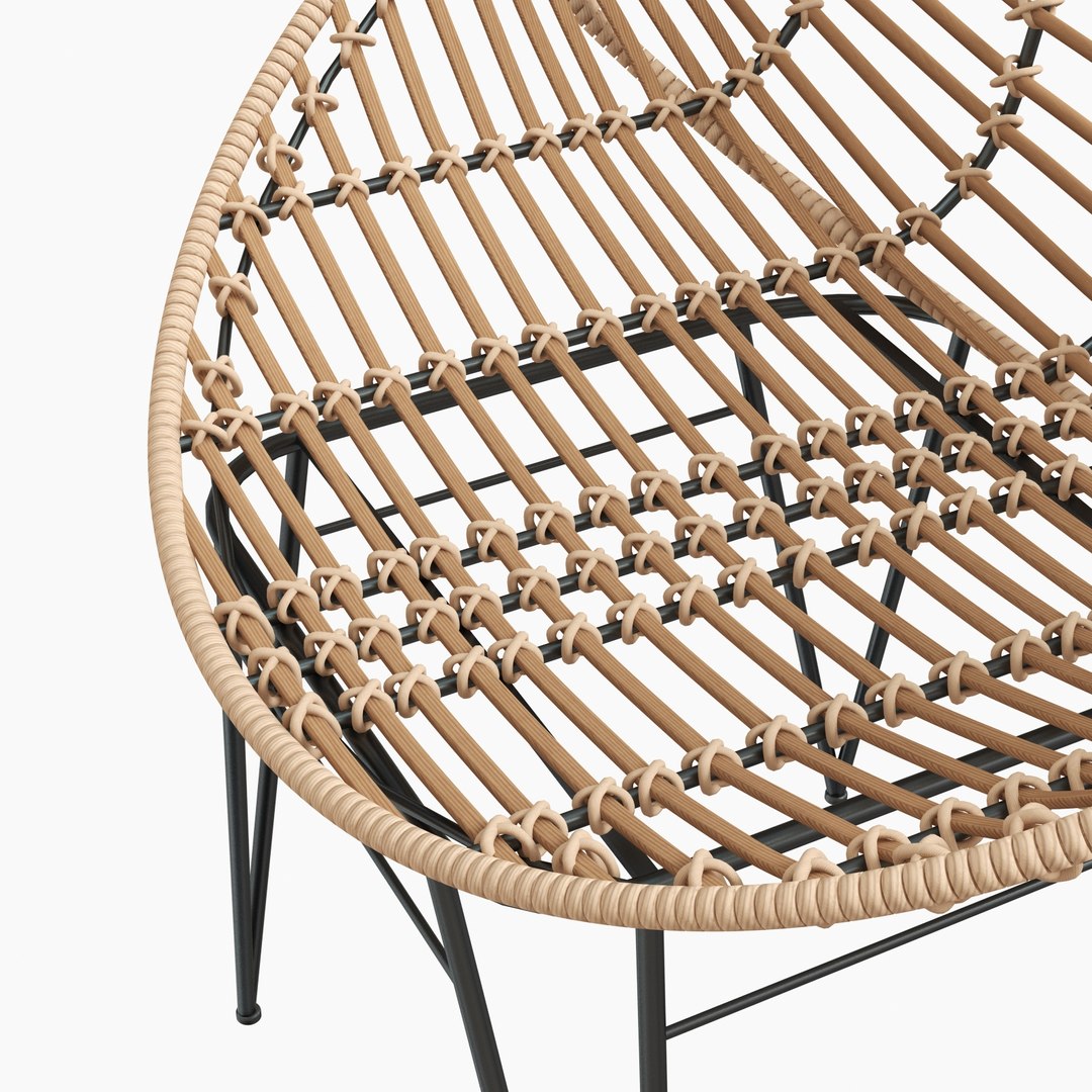 3D Model Rattan Nature Modern Chair - TurboSquid 1191185