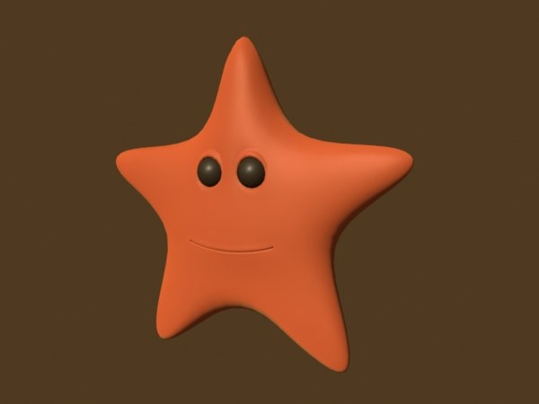 Cartoon Starfish 3D Models for Download | TurboSquid