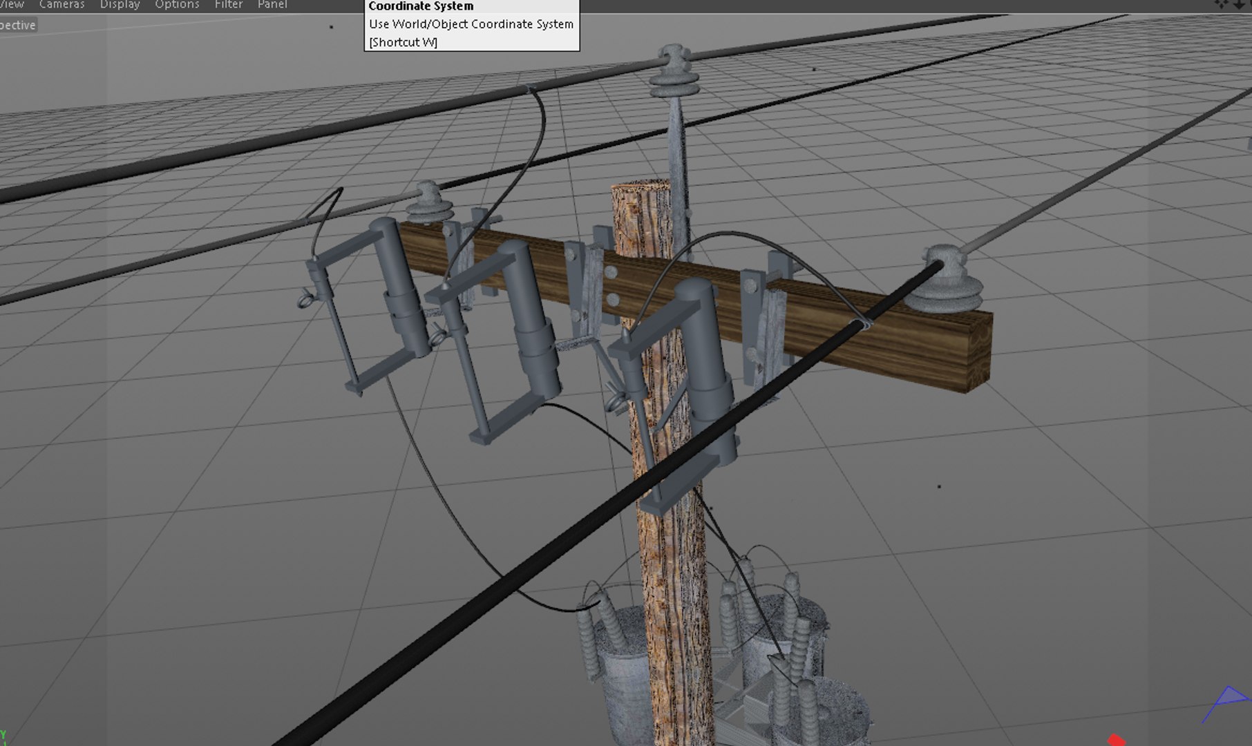 Hydro Pole 3D - TurboSquid 1417118